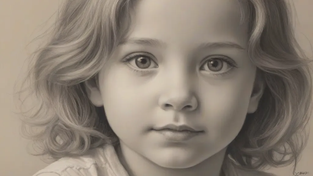 Decohere | A realistic portrait capturing the innocence and personality ...