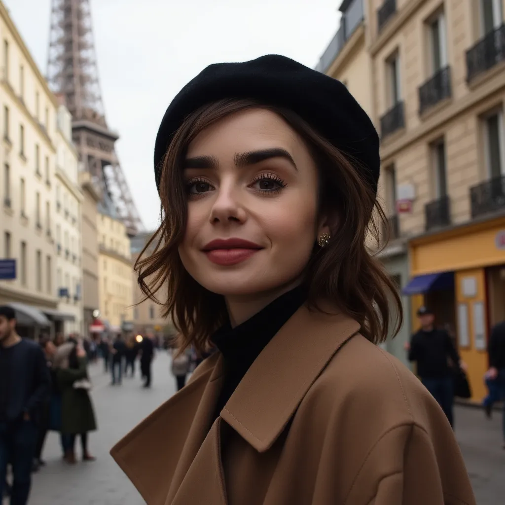Decohere | Lily Collins AI Image Generator
